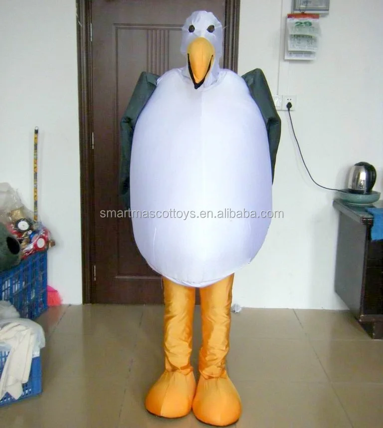 Cute Adult Seagull Costume Custom Seagull Mascot Costumes - Buy Custom ...