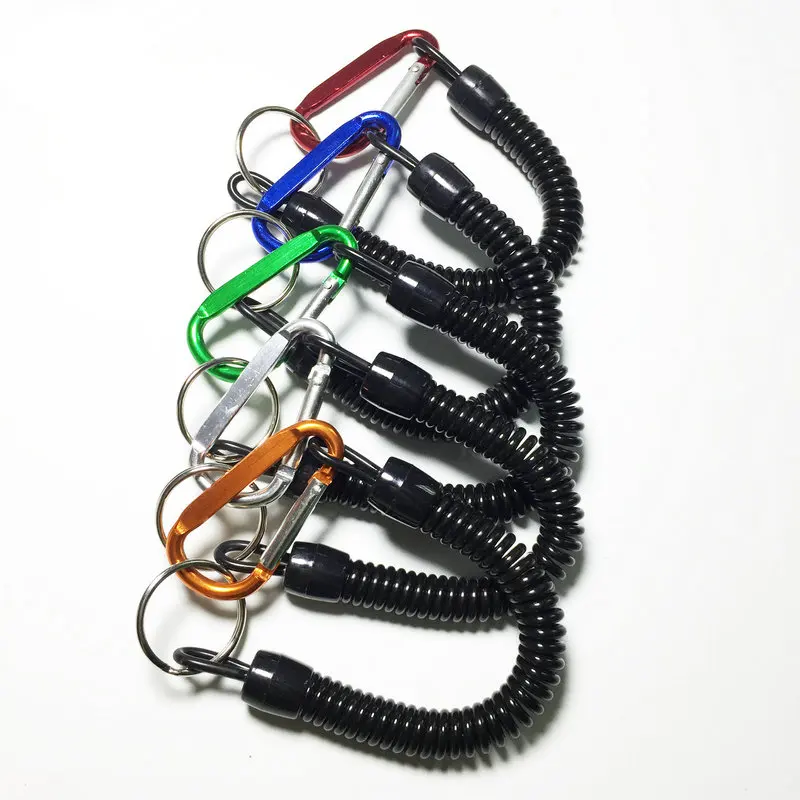 Retractable Scaffolding Coil Tool Lanyard - Safety & Versatility