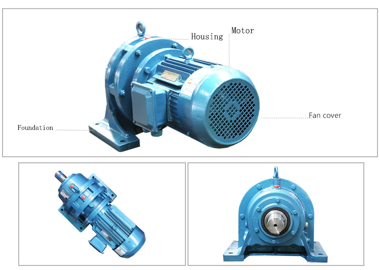 BWD4 Cycloidal Drive Electric Motor Reductor Transmission Gearbox ...