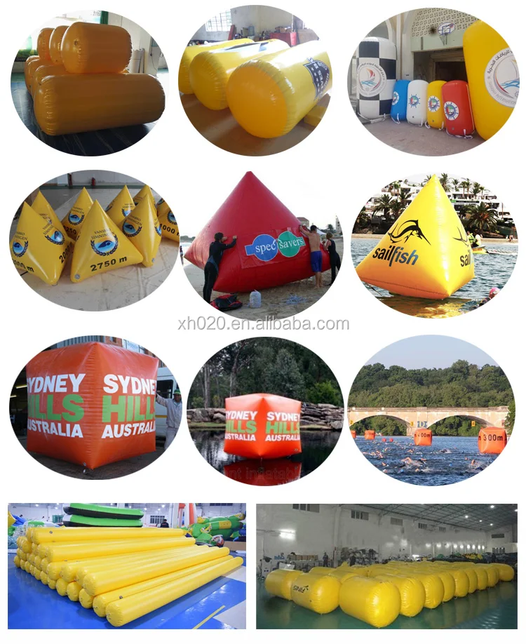Open Water Race Marker Balloon Triangle Inflatable Buoy