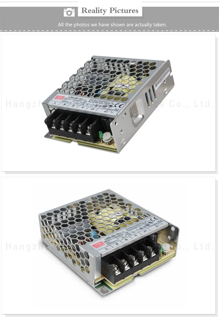 Mean Well LRS-50-12 50W 12V Power Supply - Reliable & Efficient