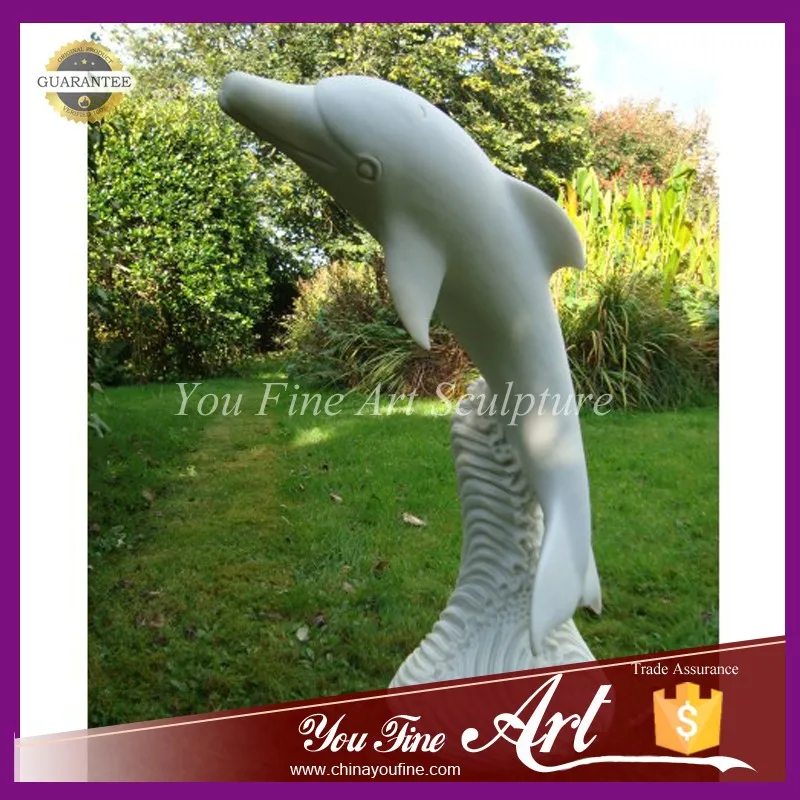 Large Outdoor Dolphin Statues - Perfect for Gardens & Pools