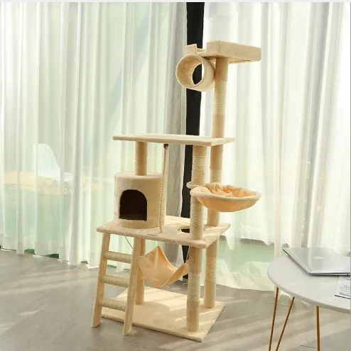 Multilayer Large Luxury Cat Climbing Frame Pet Toy Cat Jumping Board ...
