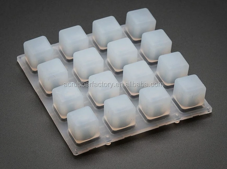 Conductive Carbon Pill Dustproof Waterproof Button Silicone Keypad ...