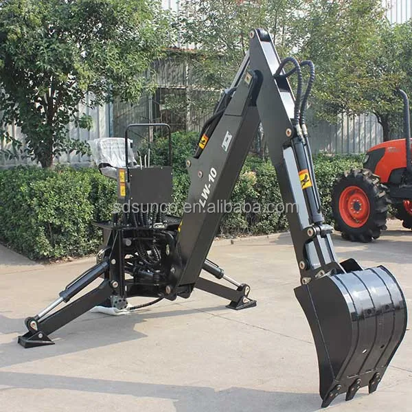 Tracteur mettre en oeuvre pelle rétrocaveuse machine LW-10 pelle ...