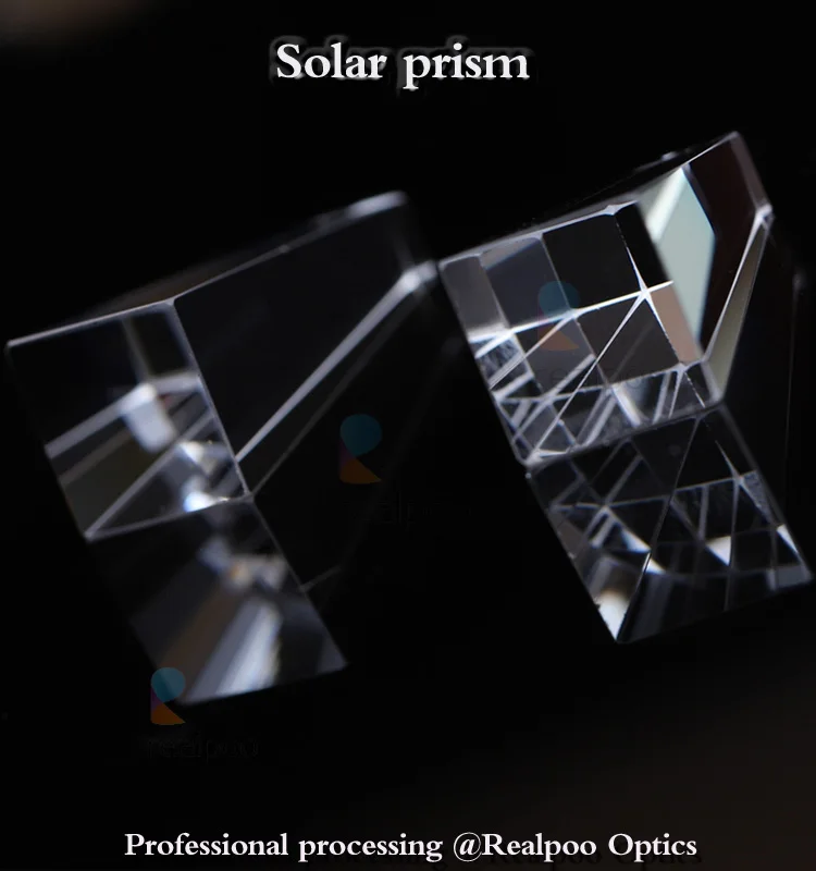 Optical Glass Solar Power Prism For Solar Energy Concentrating ...