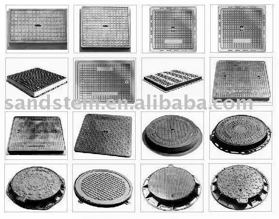 Heavy Duty Flat And Round Ductile Casting Iron Gully Grating - Buy ...