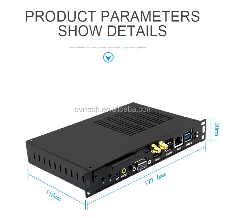 Evrtech EP608-I5 Mini PC - 4K Digital Signage Computer
