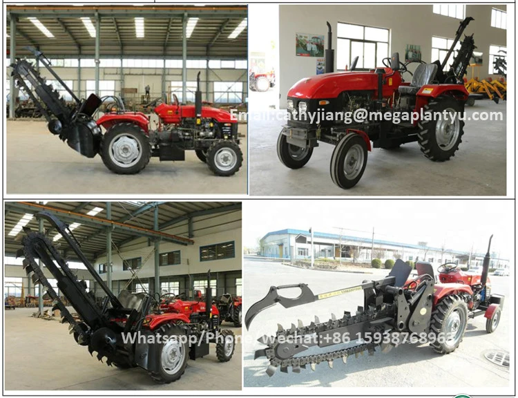 Tractor 3 Point PTO Chainsaw Digging Ditcher Mini Walk Behind