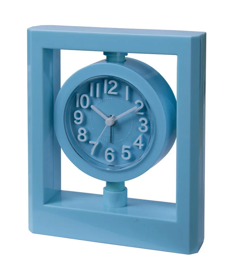 3d Numbers Letters Scale Octagonal Rotary Desk Alarm Clock - Buy 3d ...