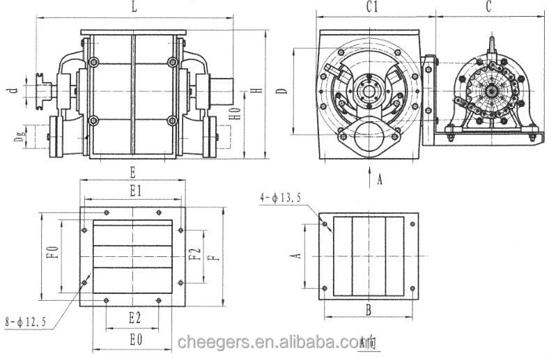 Rotary Air Lock Valve Low Price Grain Mill - Buy Idle Air Control Valve ...