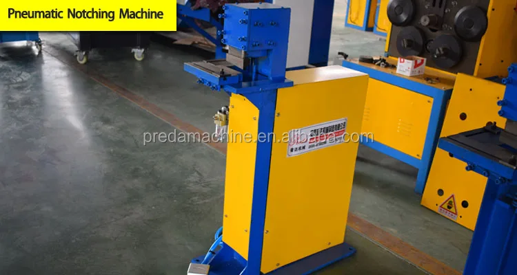 Pneumatic Notching Machine for HVAC Duct 90° Cutting