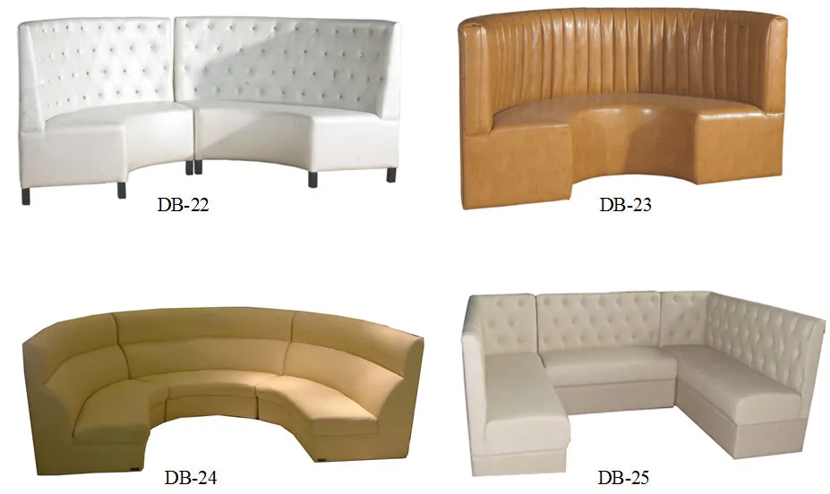 Button High Back Commercial Banquettes & Booths For Restaurant - Buy ...