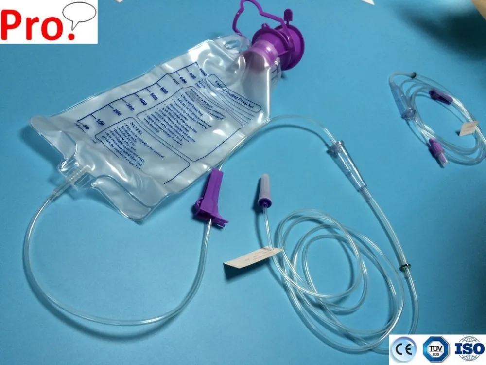 Medical Equipment Enfit Adult Use Human Feed Bag Enteral Tube Feeding ...