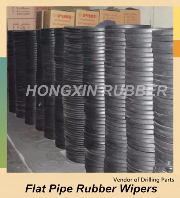 3 1/2", 4 1/2" Flat Split Dual Drill Pipe Wipers - HONGXIN