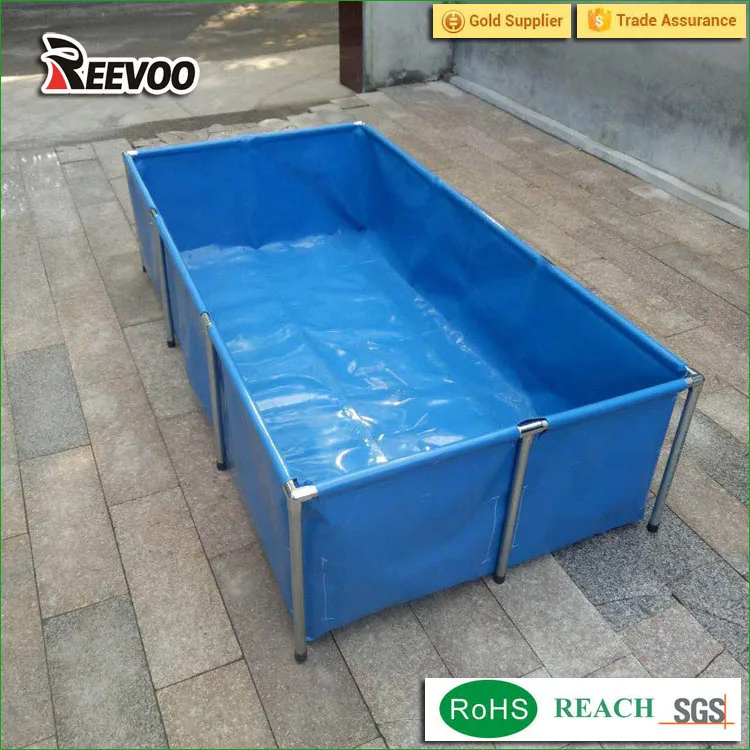 Folding Collapsible Pvc Fish Ponds For Aquaculture,Pvc 5000-8000 ...