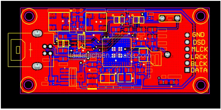 Taidacent AK4497EQ DAC Decoder Board - High-End Audio Quality