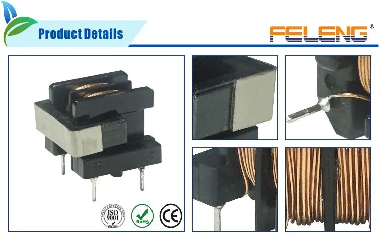 Ferrite Core Line Filter Uu10.5 Bobbin Flyback Transformer Coil Common Mode Inductance - Buy ...