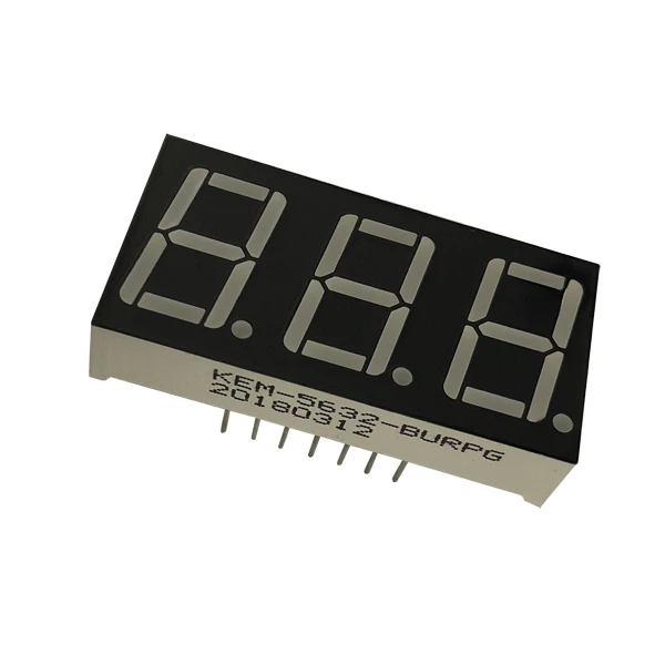 Kem 5631 Fnd Blue 0.56 Inch 7 Segment 3 Digit Led Display Module - Buy ...