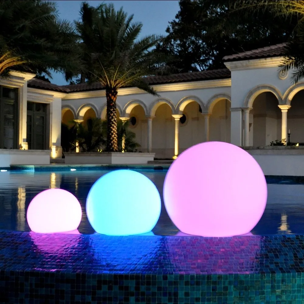 Outdoor Lighting Glowing Up Rechargeable 16 Color Change Moonlight ...