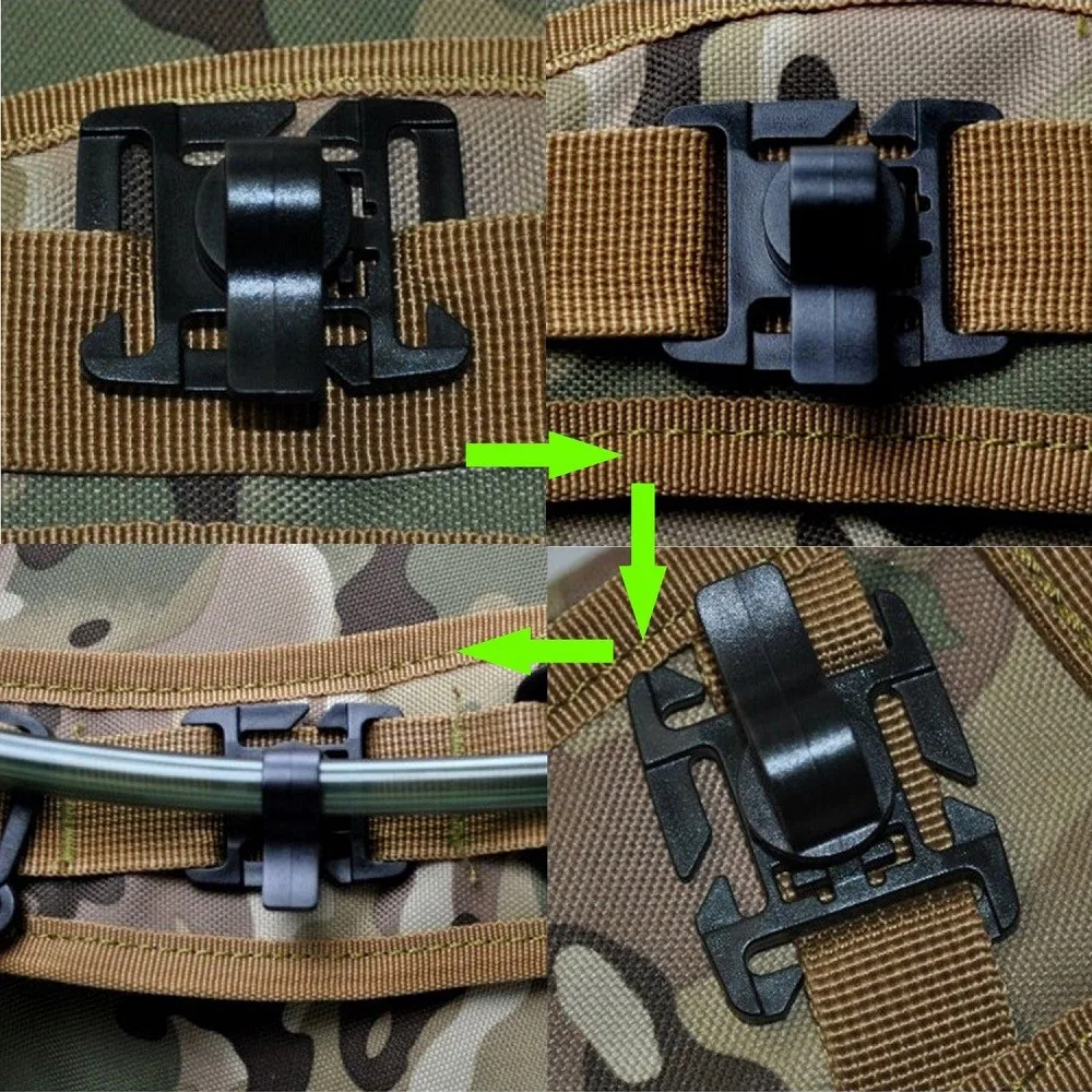 Seibertron Hydration Drinking Tube Clips Hiking Water Tube Clamp For ...