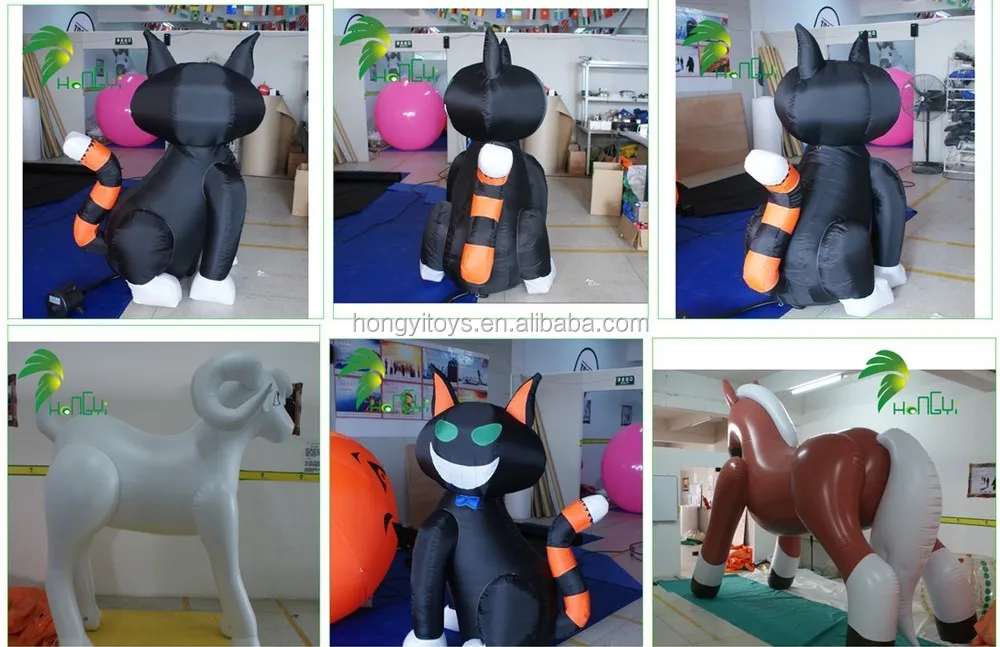 Cheap Small Desktop Sky Inflatable Tube Man Dancer / Indoor Yellow ...