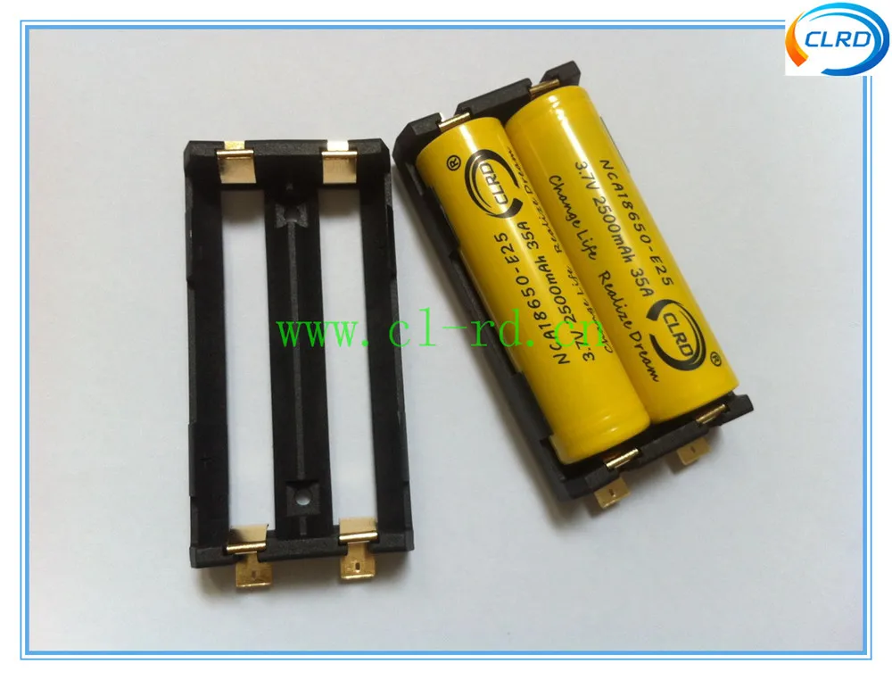 2x18650 Battery Holder 1048 Dual Parallel 18650 Battery Sled Ideal For ...