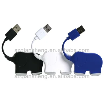 Hot Animal Elephant 2.0 Usb Hub With 4 Port - Buy Animal Usb Hubs ...