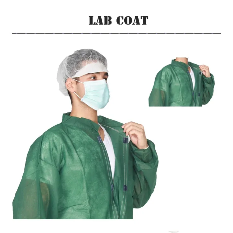 Lab Coat - Buy Disposable Lab Coat,Disposable Nonwoven Lab Coats ...