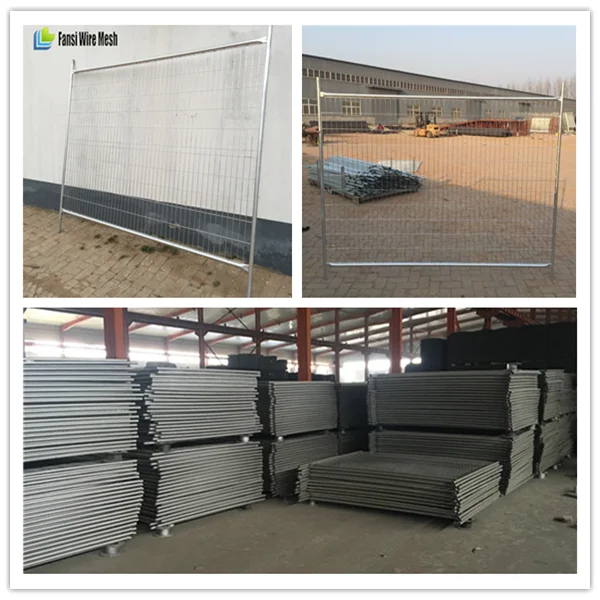 Galvanized Construction Metal 6x10 Portable Fence Panels - Buy 6x10 ...