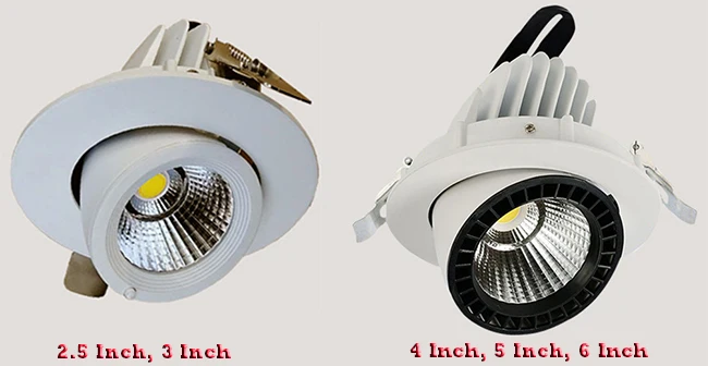 360 Degree Orientable Retractable Rotatable Adjustable Led Downlight ...
