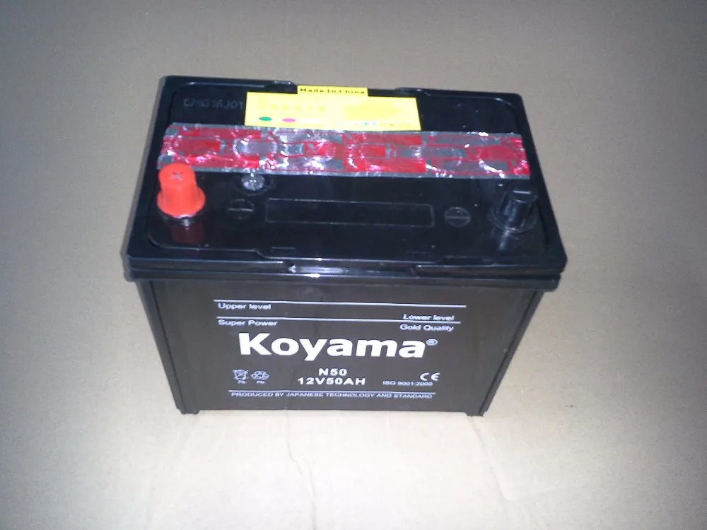 Chinese Car Battery New Style 12v 50ah Auto Best Car Battery Brand ...