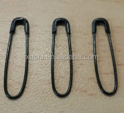 U Shape Loopless Safety Pins Non Snag Scarf Hijab Pins In Black - Buy U ...