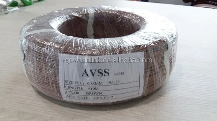 Excently Avss Auto Wire Pvc Insulated Automobile Wire 2~12 Mm2 - Buy ...