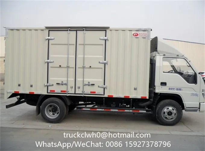 Closed Van Body Foton Forland 3 Ton Box Truck - Buy 3 Ton Truck,3 Ton ...