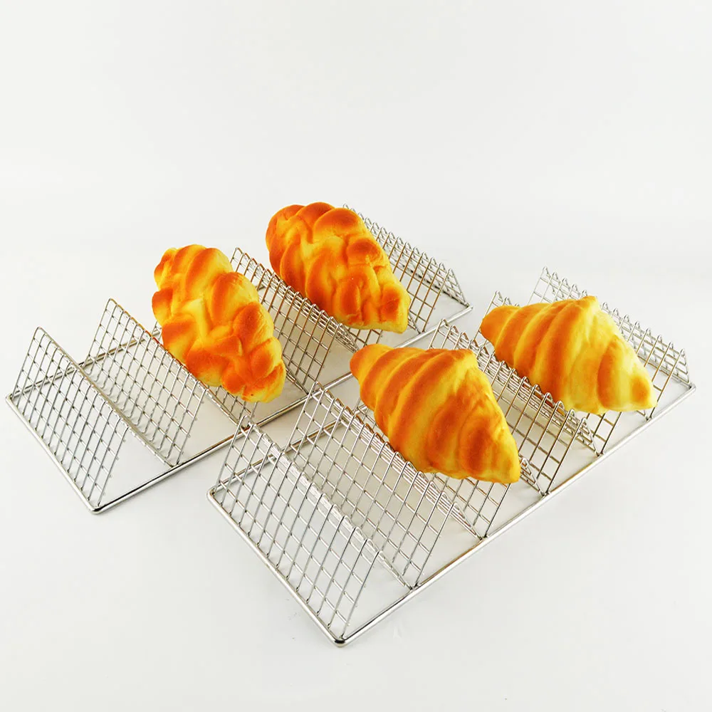 Multipurpose Metal Wire Bread Holder Rack Stainless Steel French Fry ...