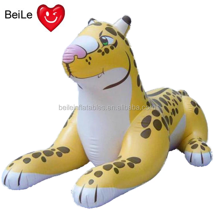 Customized High Quality Pvc Inflatable Cartoon Animal Leopard - Buy ...