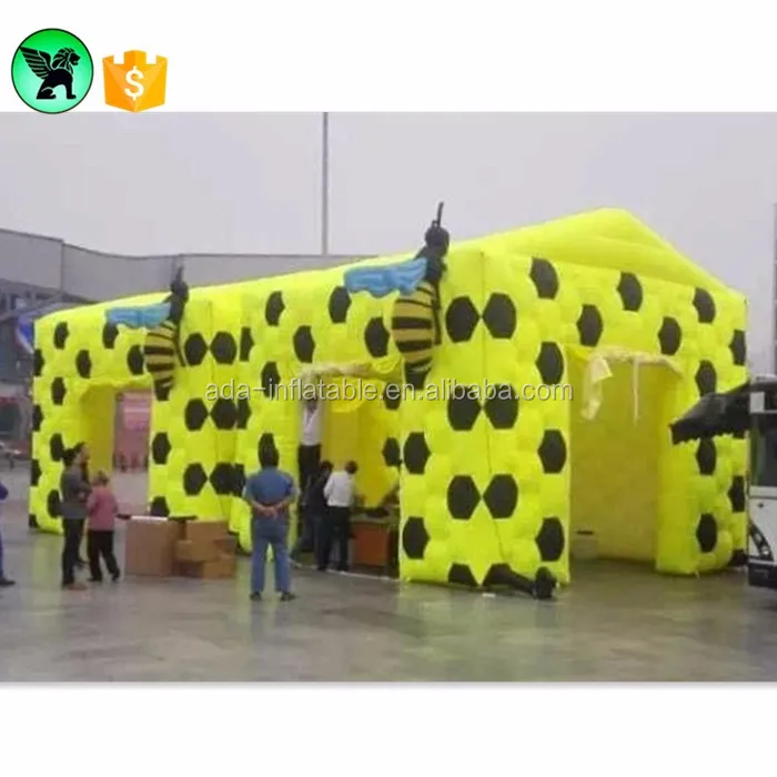 Bee Cartoon Honey Promotional Inflatable Tent Cube Igloo Inflatable ...