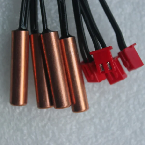 Red Connector Brass Probe Temperature Sensor Ntc Thermistor 30k Ohm ...
