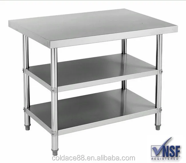 Workbench Stainless Steel Three Layers Work Table Sold On /kitchen ...