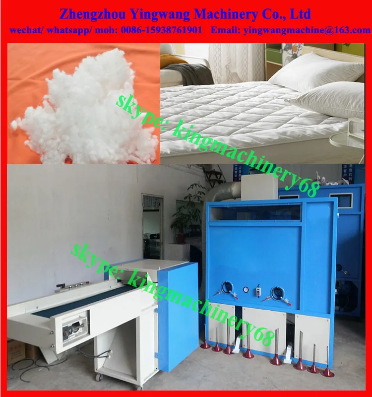 Fabric Polyester Opener Machine And Pillow Cotton Filler Machine - Buy ...