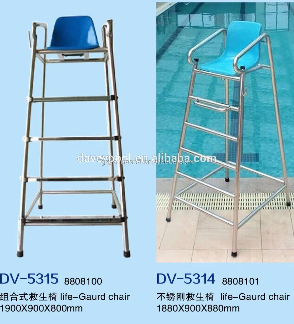 Stainless Steel 304 Swimming Pool Lifeguard Chair,Pool Lifeguard Chair ...