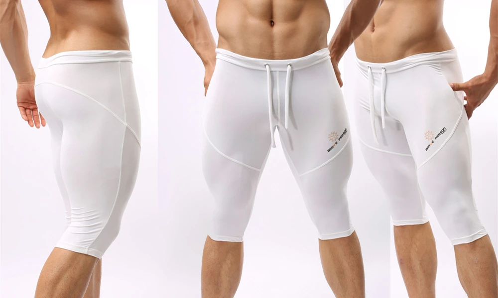 BRAVE PERSON Summer Style Breathable Mesh Men Tight casual Shorts ...