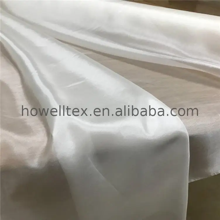 Lightweight 5mm 140cm Plain White Pure Silk Pongee Silk Fabrics for ...