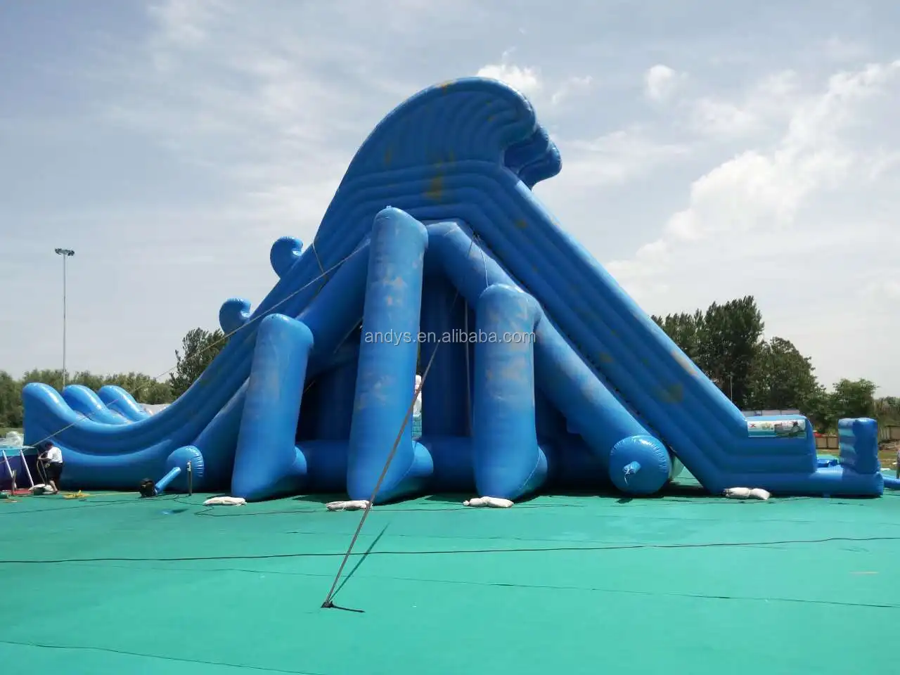 New Giant Inflatable Flyer Water Slide For Pool,Inflatable Water Slide ...