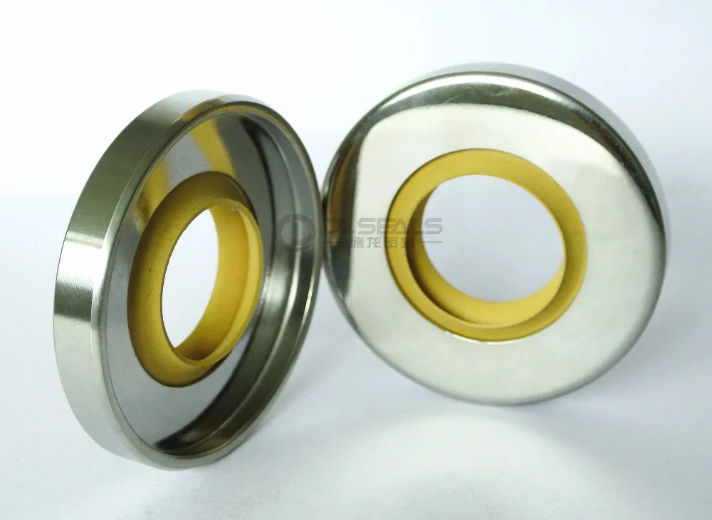 Dlseals Ptfe + Ss304 Double & Single Lip Seal With Thread Rotary Seal ...