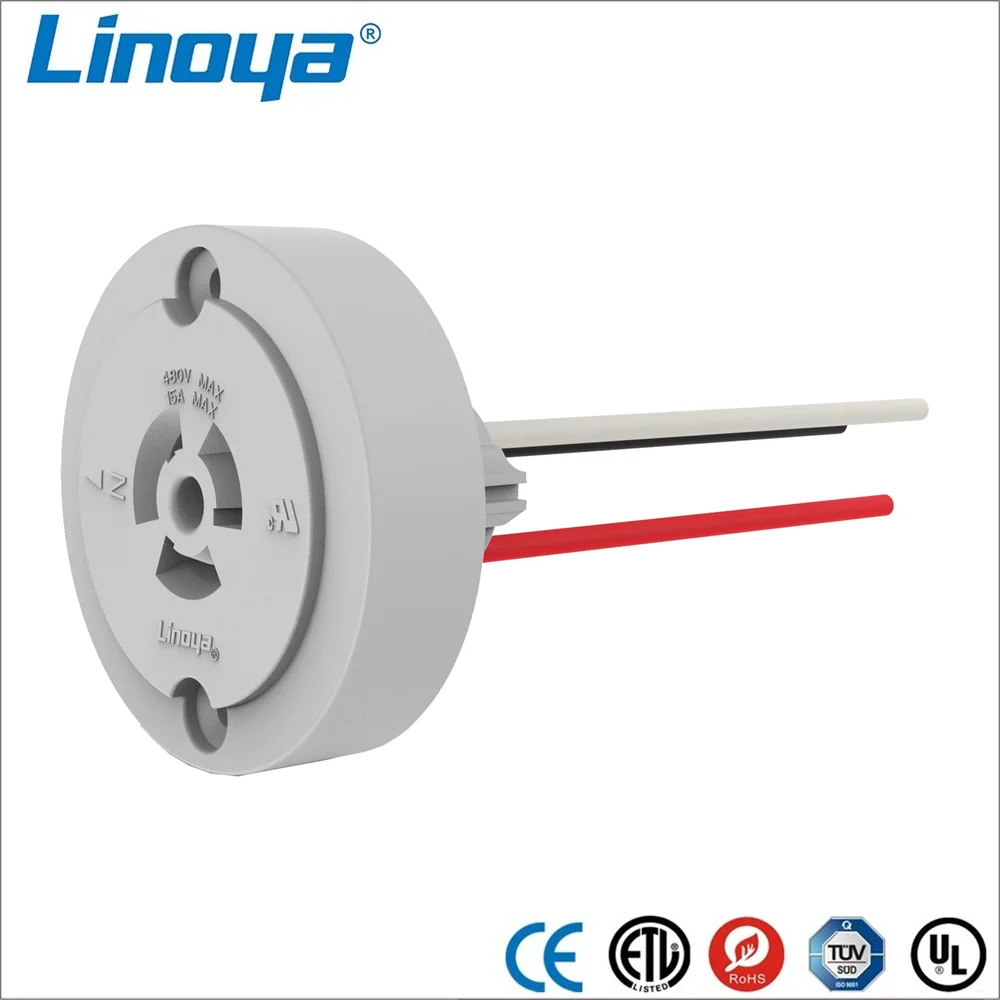 Ansi C136.41 Nema 3 Pin Socket Photocell Receptacle - Buy Nema Socket ...
