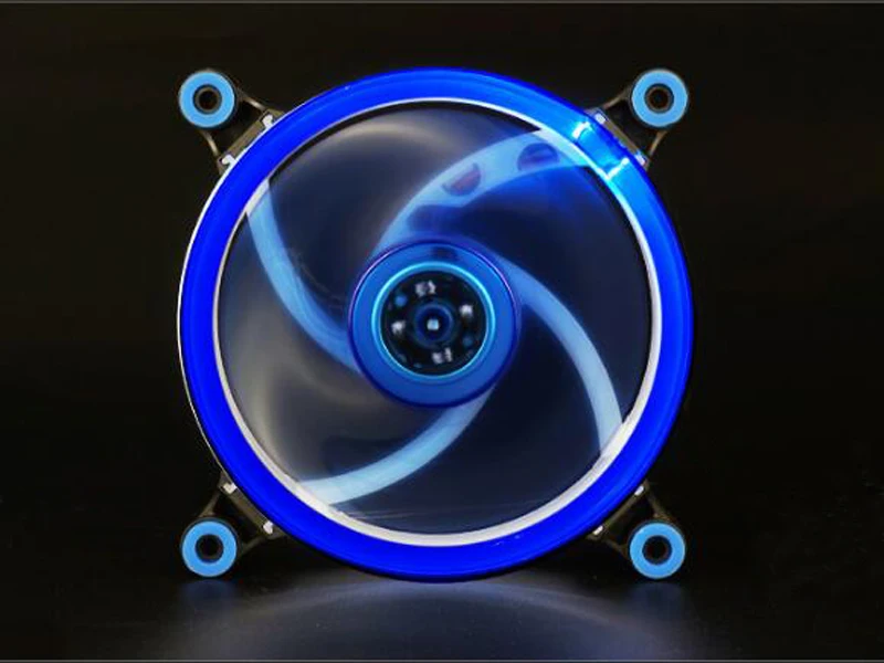 The New Design 12cm Circle Fan With Led 120x120x25mm - Buy 12cm Circle ...