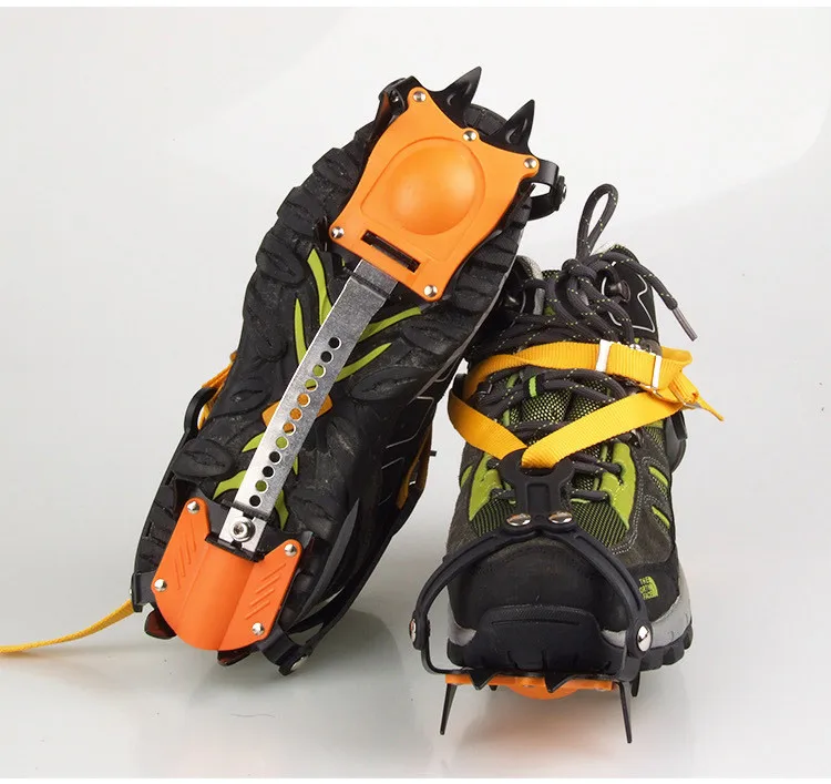 Plastic Outdoor Snow Ice Climbing Shoe Spikes Grips Cleats Shoes Cover ...
