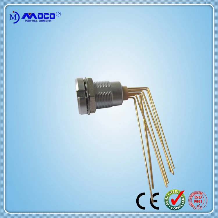 Lemos Multi Pin Wire Connector 9 Pin Circular Connector Ecg 1b Elbow ...
